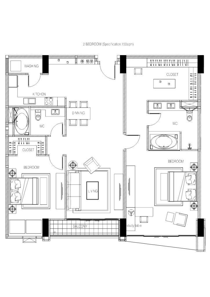 Floor Plan | Maline Apartments